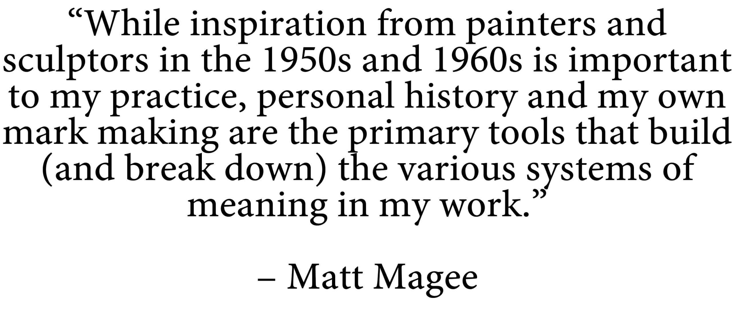 Matt Magee: Shape Shifter - RYAN LEE Gallery